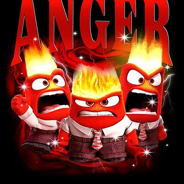 "Anger" Sticker for Sale by AnlizArtShop | Redbubble
