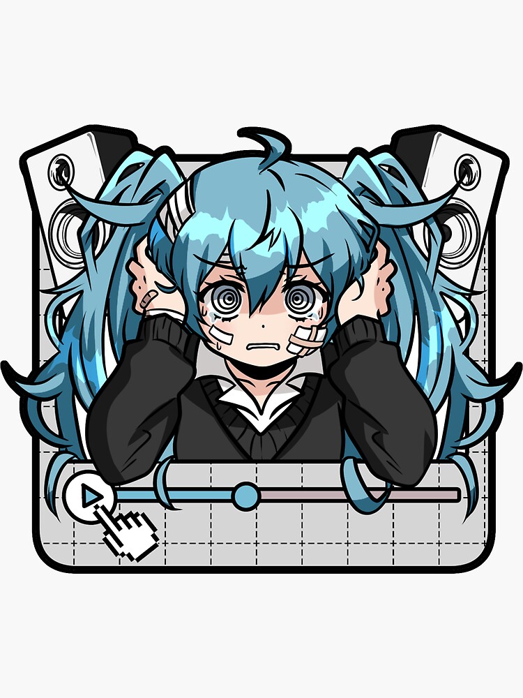 "Rolling Girl Wowaka Hatsune Miku VOCALOID Playlist Song Sticker ...