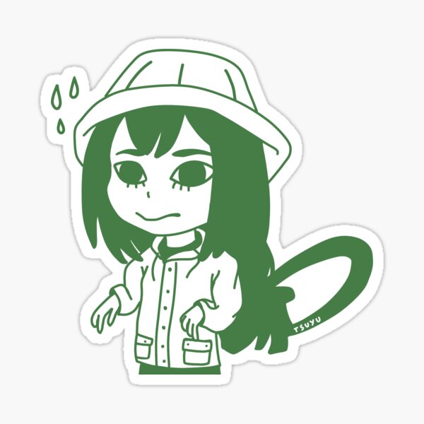 "Tsuyu" Sticker by oxygenpizza | Redbubble