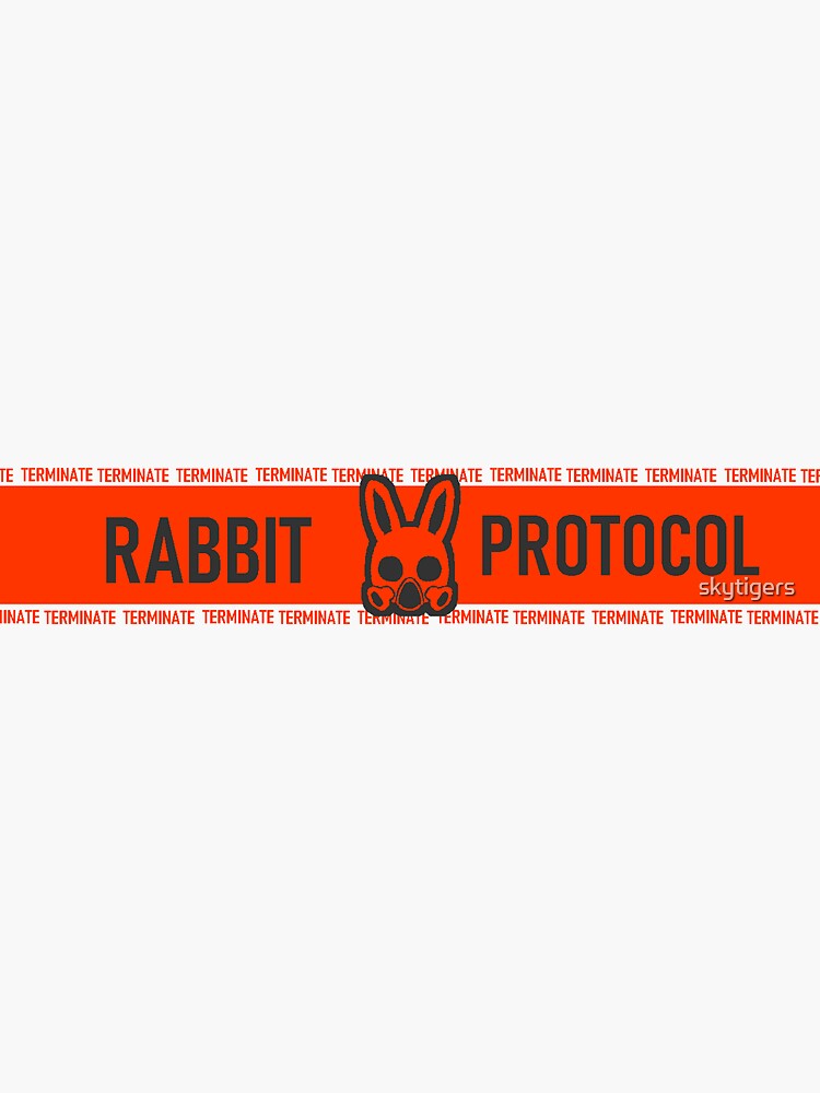 "Rabbit Protocol Lobotomy Corporation" Sticker for Sale by skytigers ...
