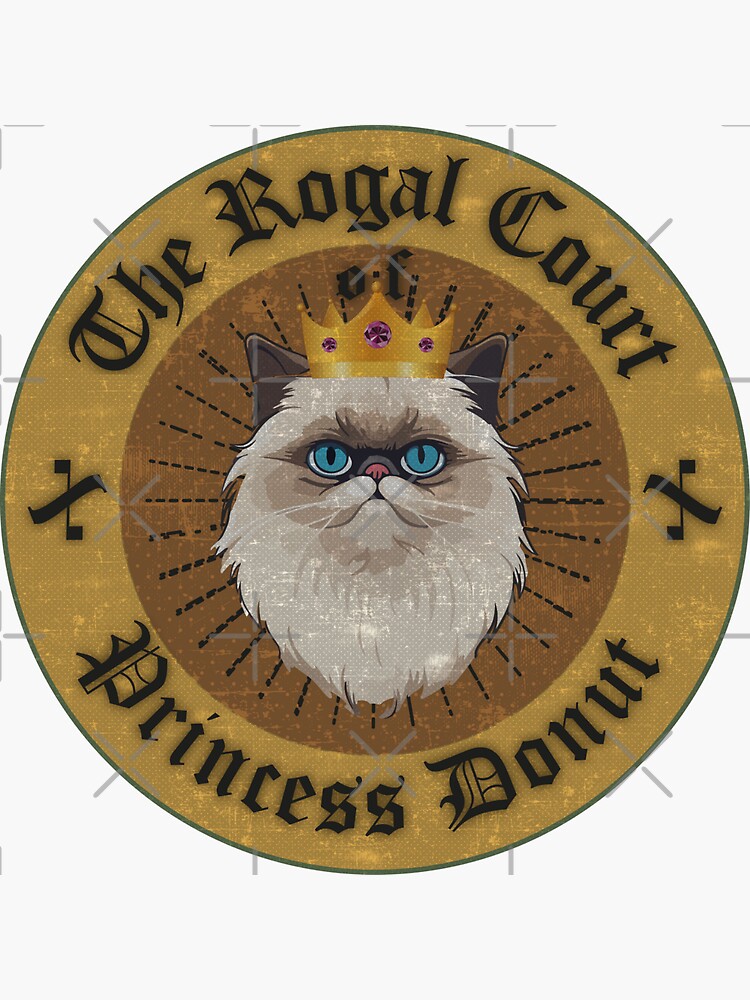 "Princess Donut Dungeon Crawler Carl Princess Donut Logo" Sticker for ...