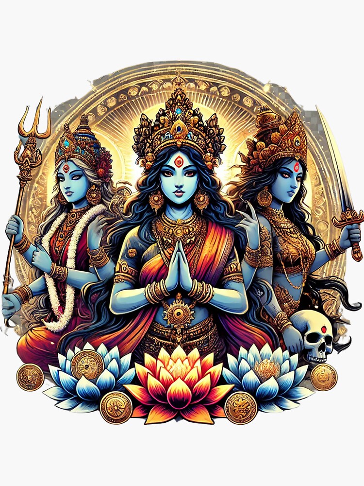 "Divine Mother Trinity: Durga Ma, Lakshmi Ma, Kali Ma - Spiritual ...