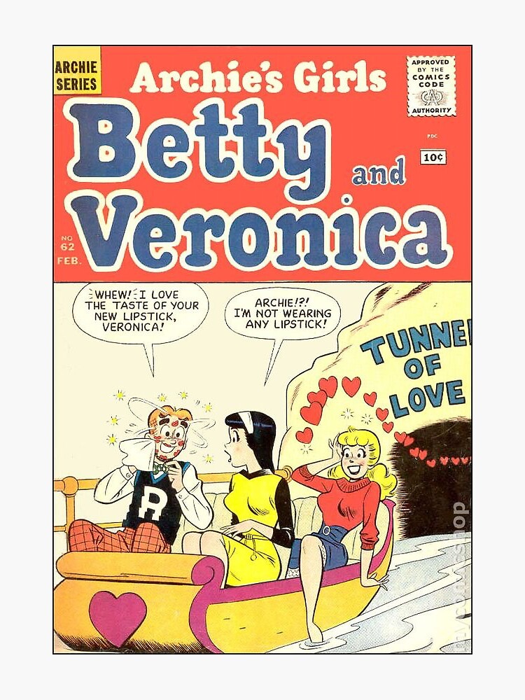 "Retro Archie Comics sticker " Sticker for Sale by indiabee | Redbubble