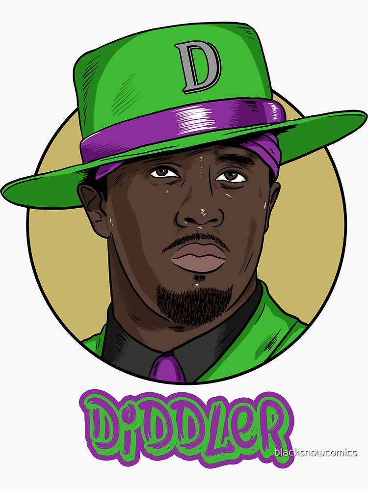 "The Diddler" Sticker for Sale by blacksnowcomics | Redbubble