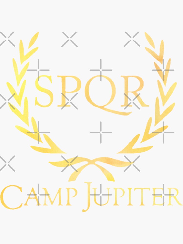 "camp jupiter original" Sticker for Sale by crockerypress | Redbubble