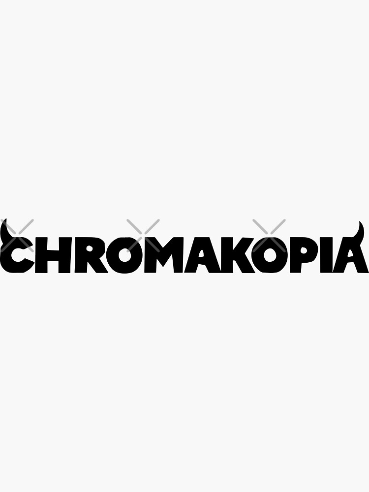 "Chromakopia!" Sticker for Sale by Room-On-Fire | Redbubble