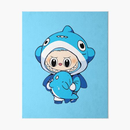 "POP MART Labubu Whale Cute Cartoon By Popmart" Art Board Print for ...