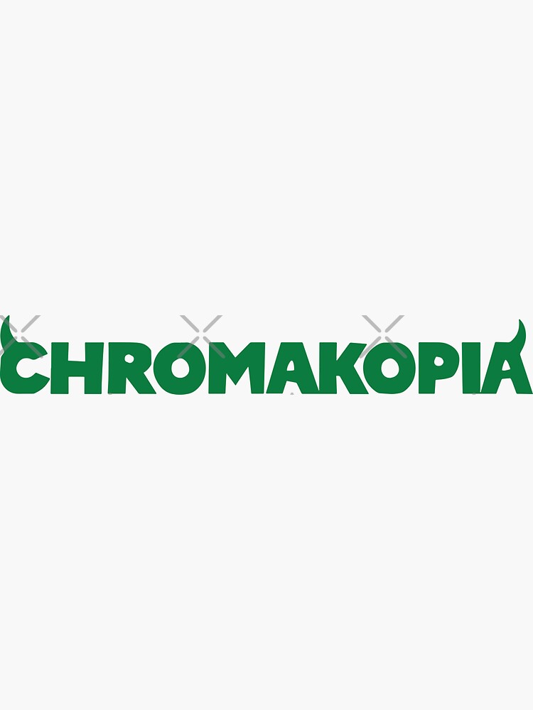 "Chromakopia!" Sticker for Sale by Room-On-Fire | Redbubble