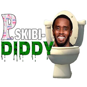 "P Diddy Skibidi Toilet" Sticker for Sale by Harvey24 | Redbubble