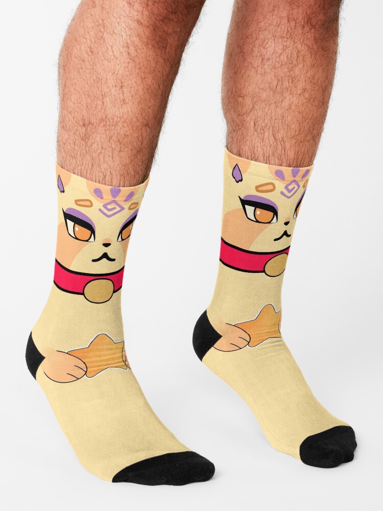 "Mitsuo Meow" Socks for Sale by Sudomemo | Redbubble