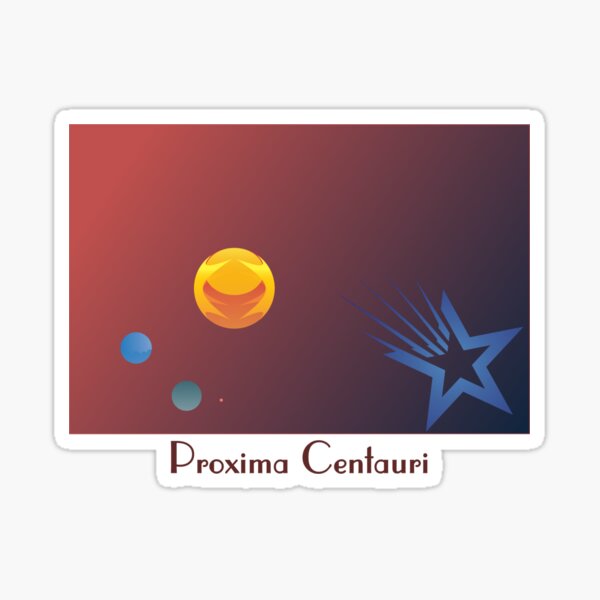 "Proxima Centauri Flag" Sticker for Sale by RAMIRELLI | Redbubble