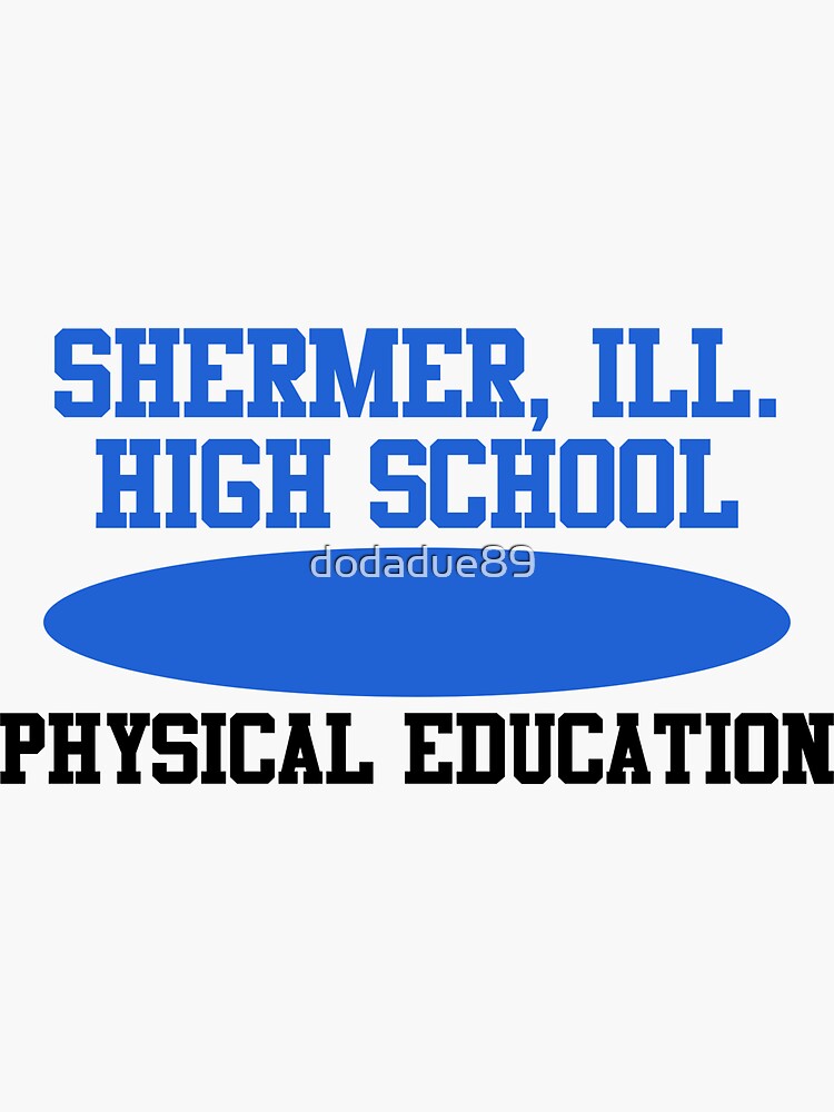 Pegatina «Shermer High School PE» de dodadue89 | Redbubble