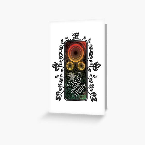 "reggae sound system" Greeting Card for Sale by Periartwork | Redbubble