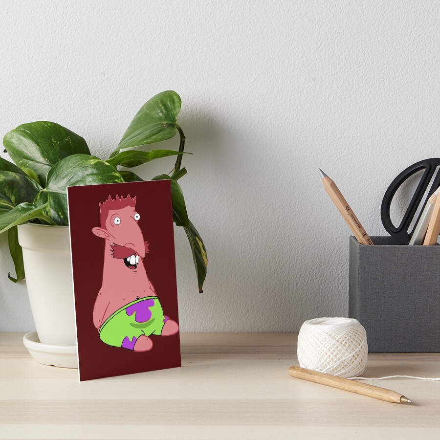 Lámina rígida «Nigel Thornberry Patrick Star Mash Meme» de jopska ...
