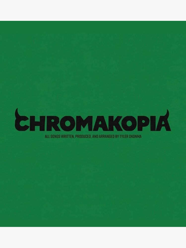 "Chromakopia Album Cover" Sticker for Sale by sstickersbyari | Redbubble