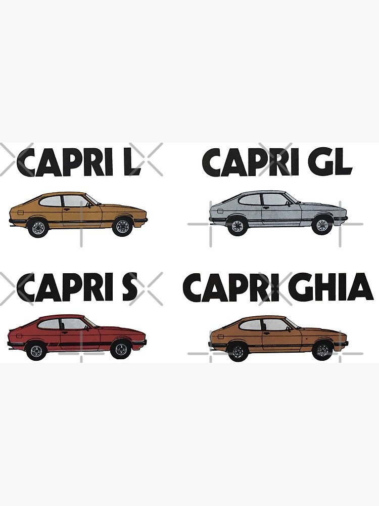 "FORD CAPRI" Photographic Print by ThrowbackMotors | Redbubble
