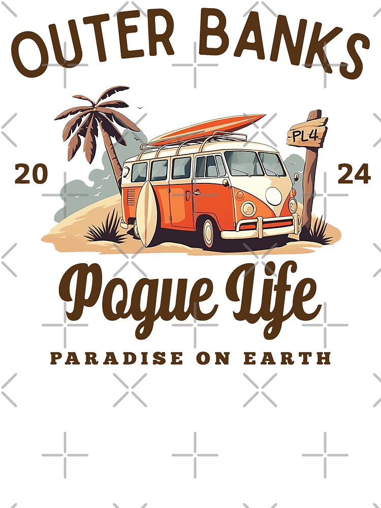 "Outer Banks Pogue Life 2024, North Carolina" Kids T-Shirt for Sale by ...