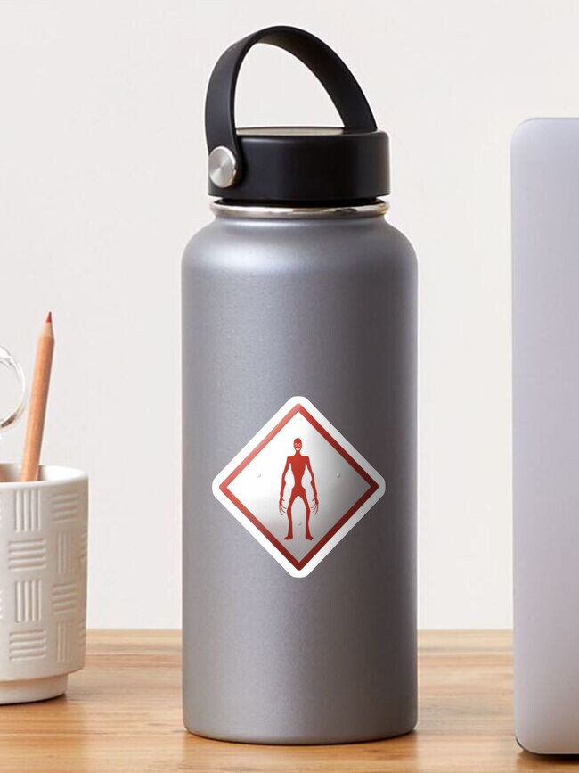 "Mimic warning sign (Vita Carnis) Clean" Sticker for Sale by ...