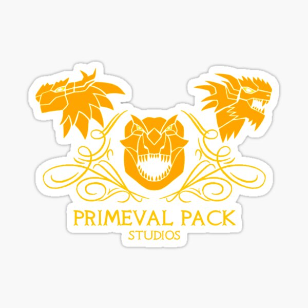 "Primeval Pack Studios - Logo(Non-Faded)" Sticker for Sale by Tristan ...