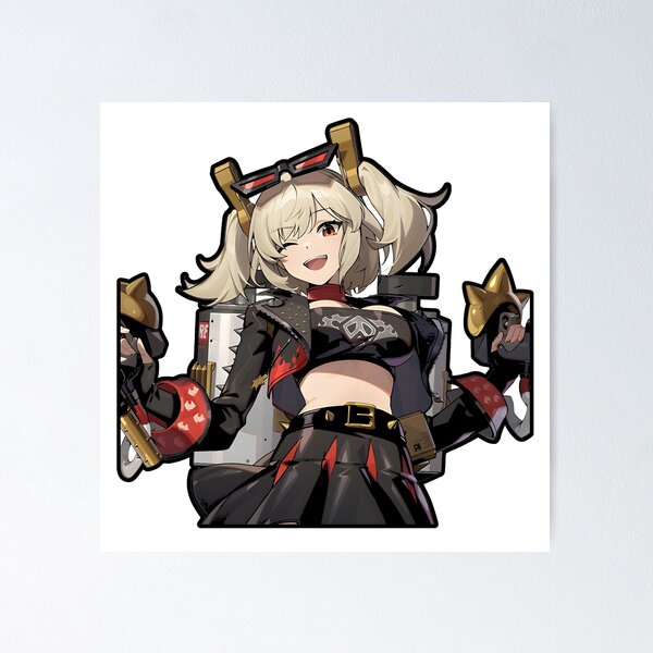 "Burnice zzz Stickers Zenless zone zero decals Burnice Zenless case ...