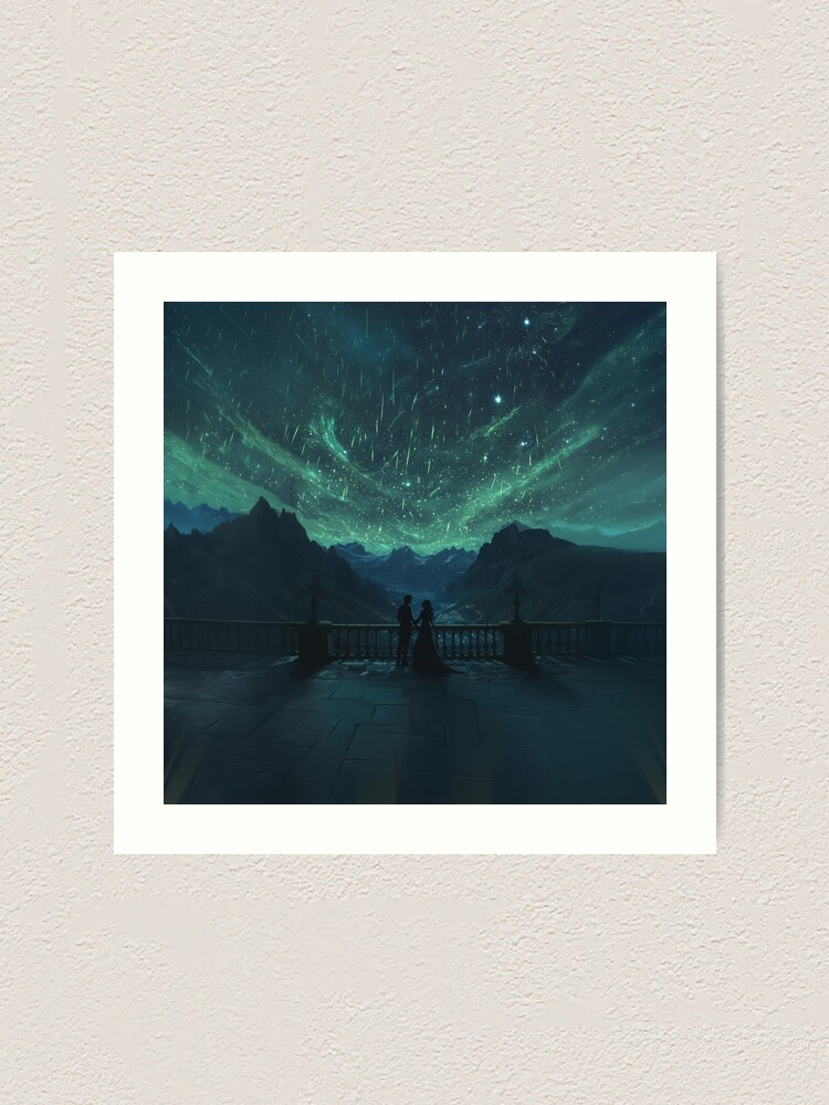 "Starfall – Night Court Magic | ACOTAR Fantasy Art" Art Print for Sale ...