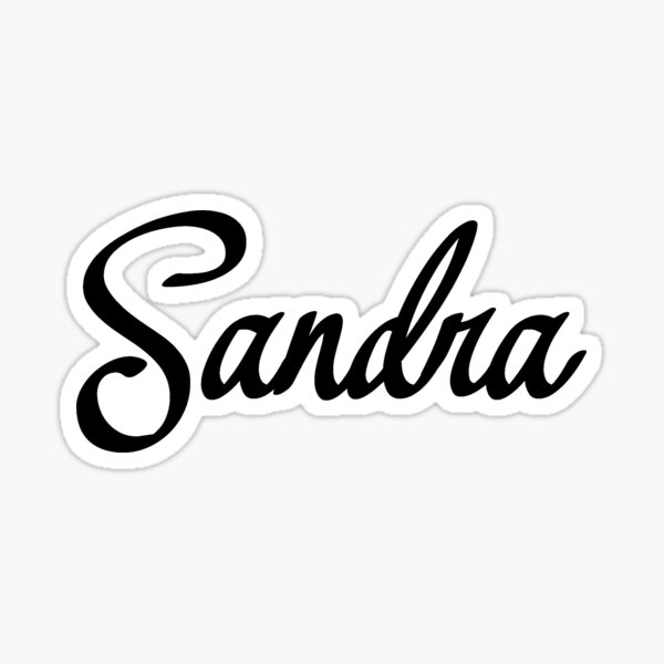 "Sandra" Sticker by Shalomjoy | Redbubble