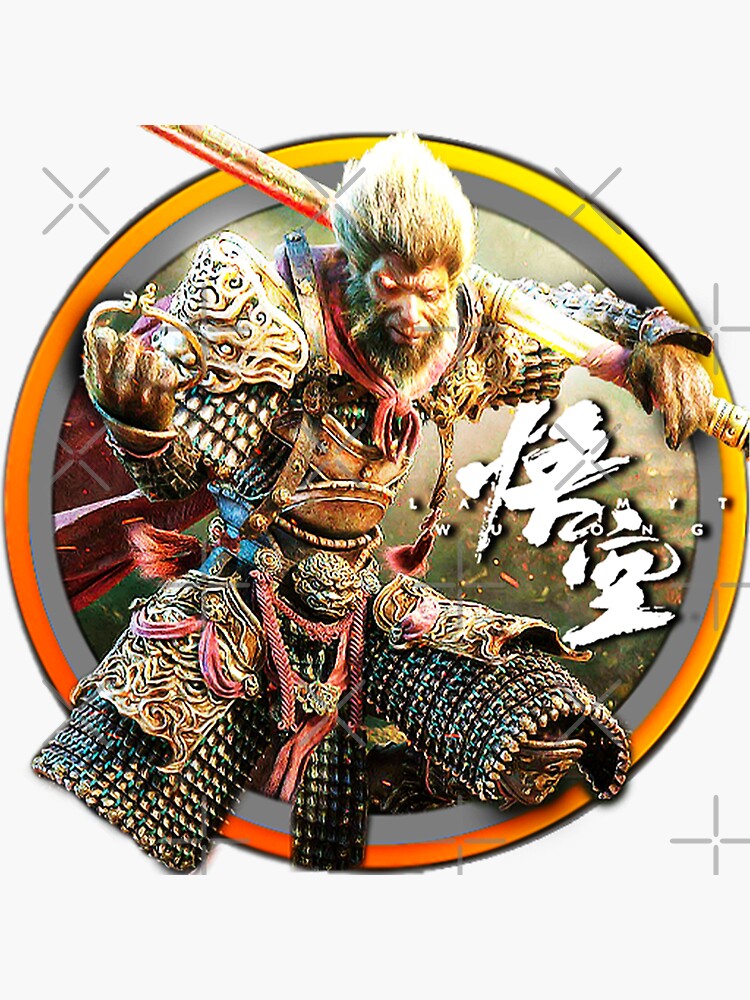 "black myth wukong" Sticker for Sale by STARSKIDS | Redbubble