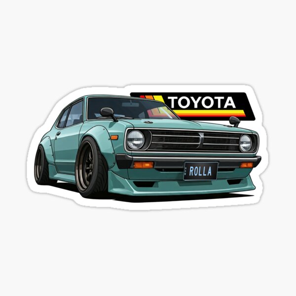 "JDM KE30 Corolla" Sticker for Sale by CanvasCafe | Redbubble
