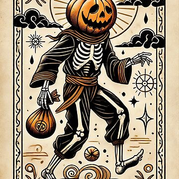 "Tarot Card The Fool Mystic Goth and Halloween-Inspired Stickers for ...