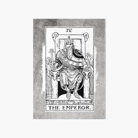 "Tarot / The Emperor / Rider Waite" Art Board Print by tanabe | Redbubble