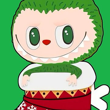 "POP MART Labubu Noel Merry Christmas Cute Cartoon By Popmart" Sticker ...