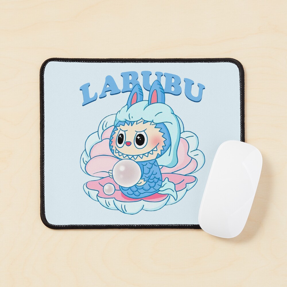 "POP MART Labubu Pearl Whale Cute Cartoon By Popmart" Sticker for Sale ...