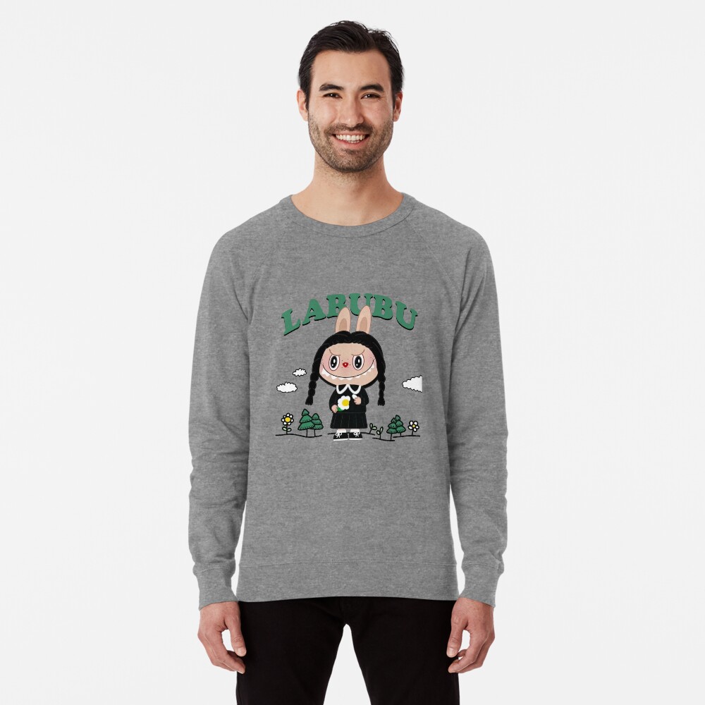 "POP MART Labubu Wednesday Addams Cute Cartoon By Popmart" Sticker for ...