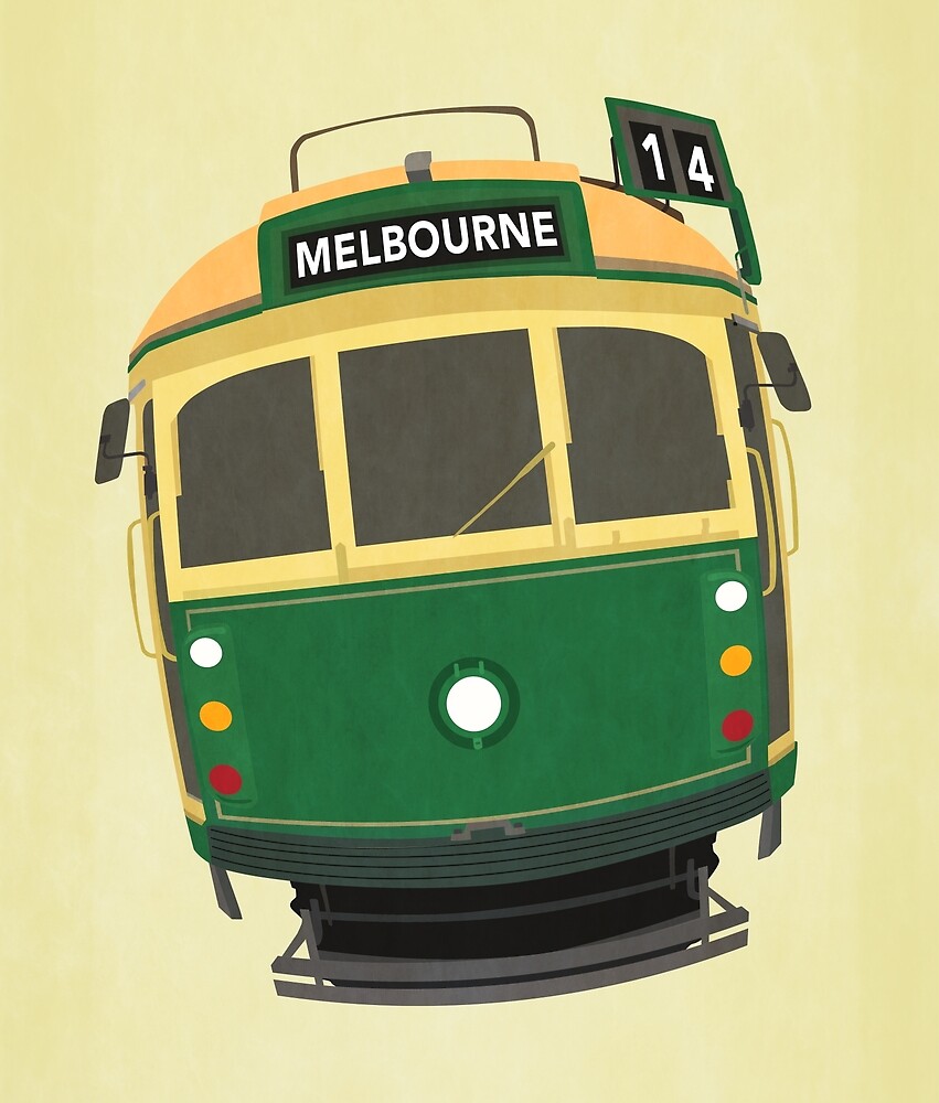 "Melbourne Tram" by melbournedesign | Redbubble