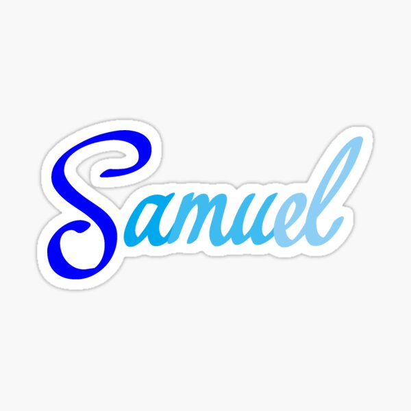 "Samuel" Sticker for Sale by Shalomjoy | Redbubble