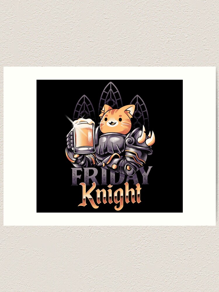 "Friday Knight" Art Print for Sale by ilustrata | Redbubble