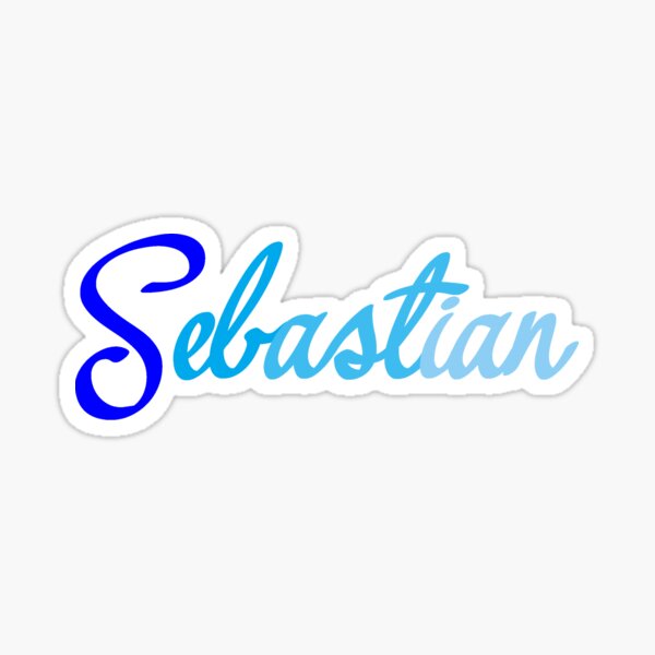 "Sebastian" Sticker for Sale by Shalomjoy | Redbubble