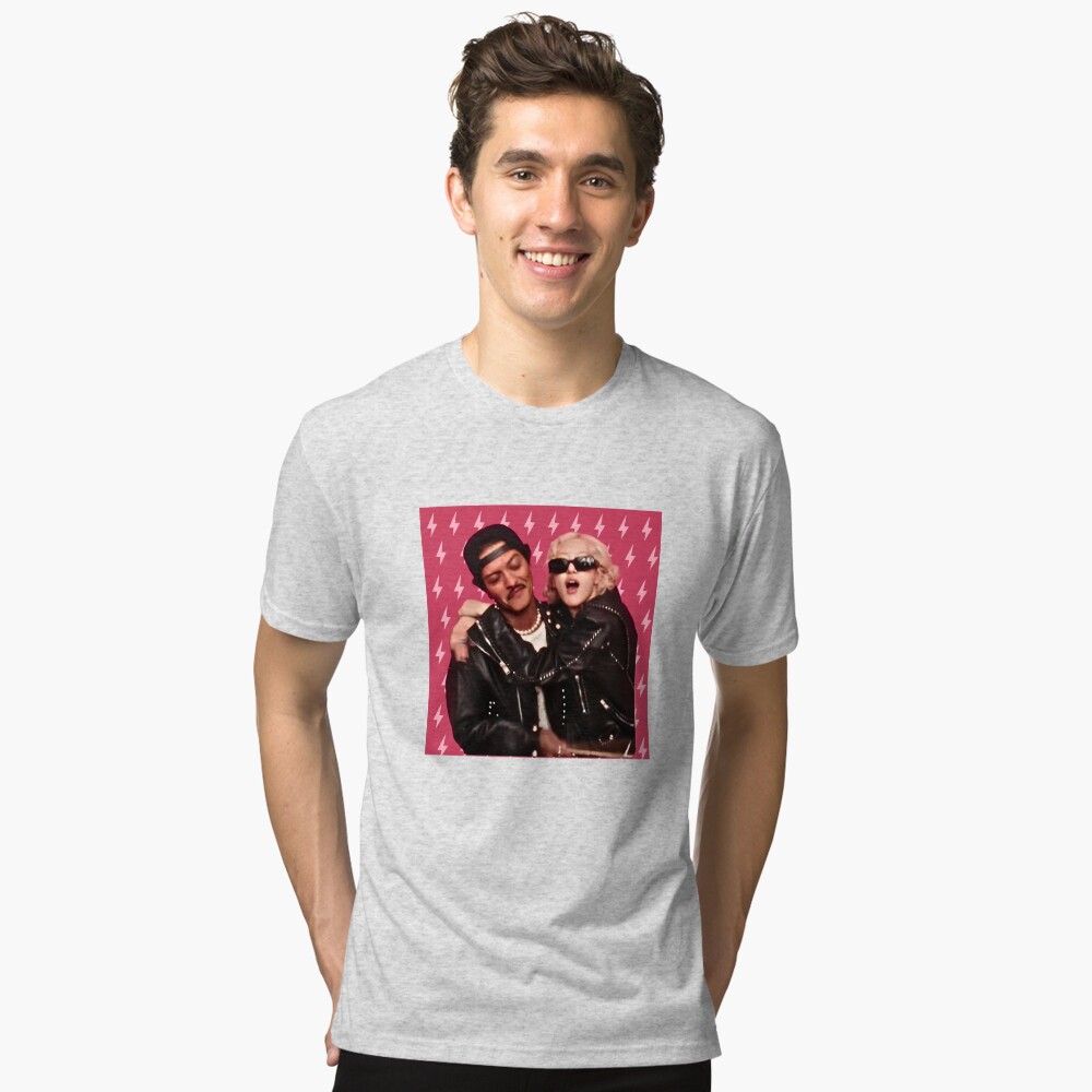 "Bruno Mars and Rose Apt," Sticker for Sale by ThemeBros | Redbubble