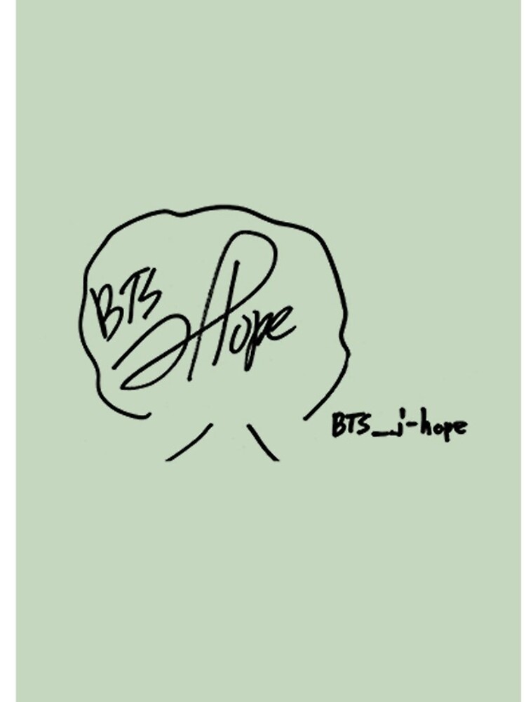 "Jhope Signature Phone Case" iPhone Case for Sale by KPure | Redbubble