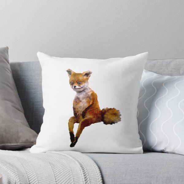"Stoned fox the Taxidermy Fox Meme" Pillow for Sale by Adelemorse ...