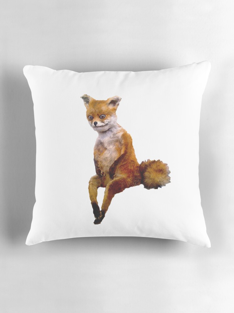 "Stoned fox the Taxidermy Fox Meme" Pillow for Sale by Adelemorse ...
