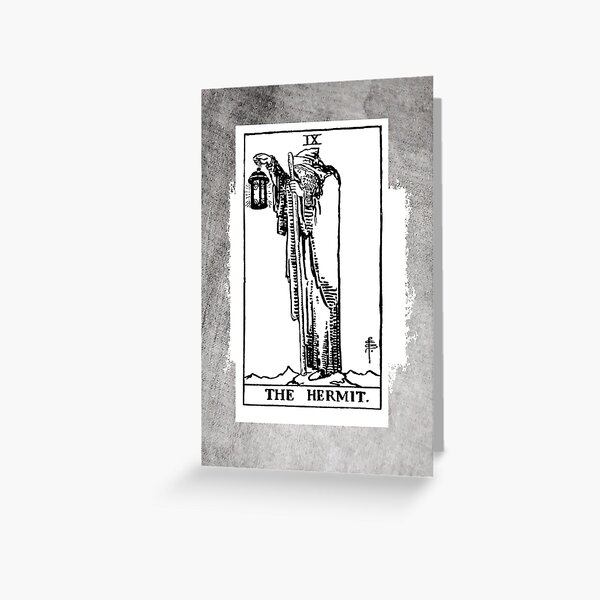 "Tarot / The Hermit / Rider Waite" Greeting Card for Sale by tanabe ...
