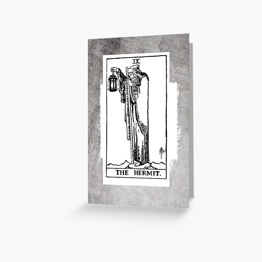 "Tarot / The Hermit / Rider Waite" Greeting Card for Sale by tanabe ...