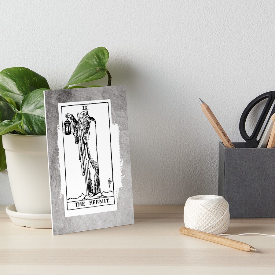 "Tarot / The Hermit / Rider Waite" Art Board Print by tanabe | Redbubble