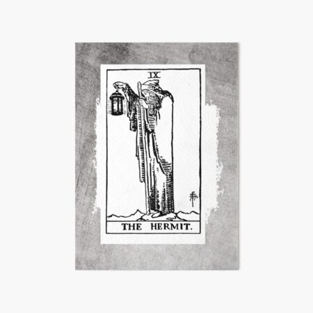 "Tarot / The Hermit / Rider Waite" Art Board Print by tanabe | Redbubble