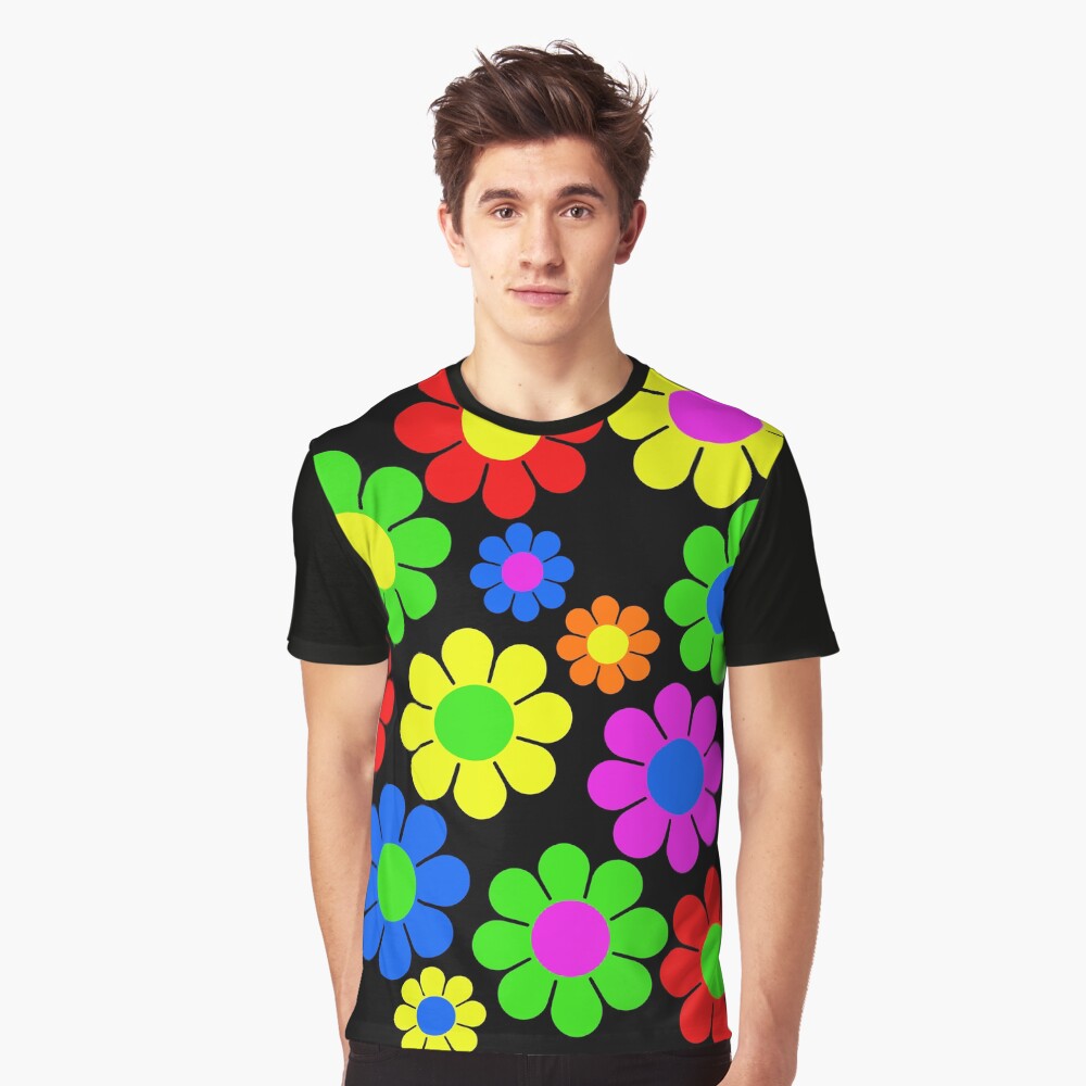 "Hippy Flower Daisy Spring Pattern" Sticker for Sale by hilda74 | Redbubble