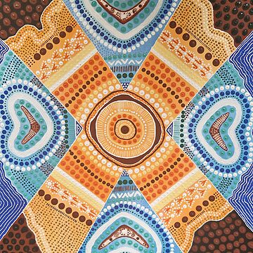 "Tabbil Ragi (Waterland)" Sticker for Sale by Murri Darling | Redbubble