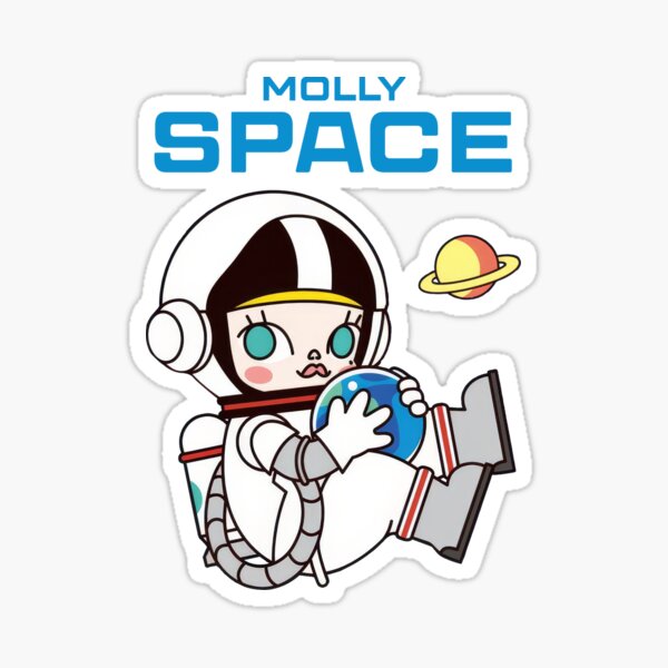 "POP MART Molly Space Cute Art By Popmart" Sticker for Sale by POP MART ...