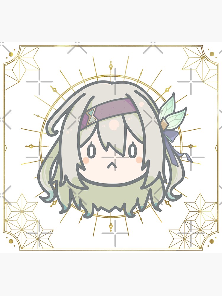 "Chibi Firefly Honkai Star Rail with background " Sticker for Sale by ...