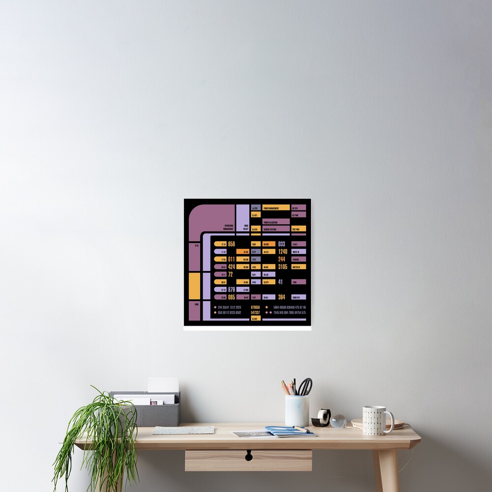 "LCARS panel" Sticker for Sale by Bmused55 | Redbubble